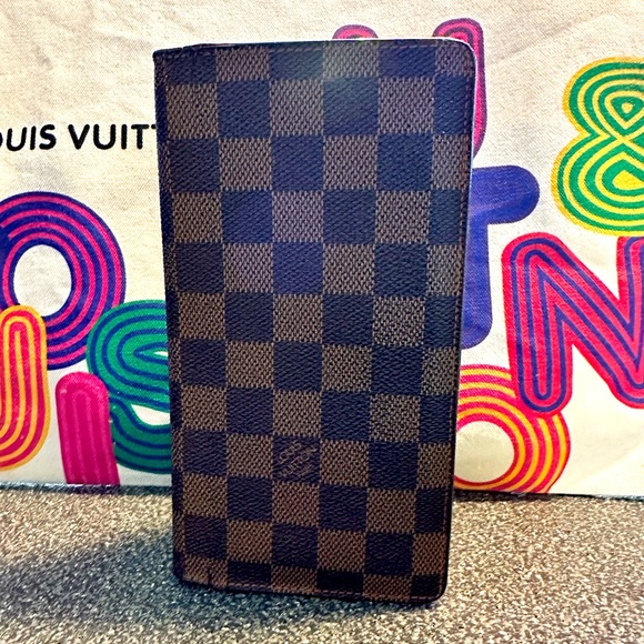 Louis Vuitton | Bags | Louis Vuittonvintage Damier Ebene Pattern Brazza ...
